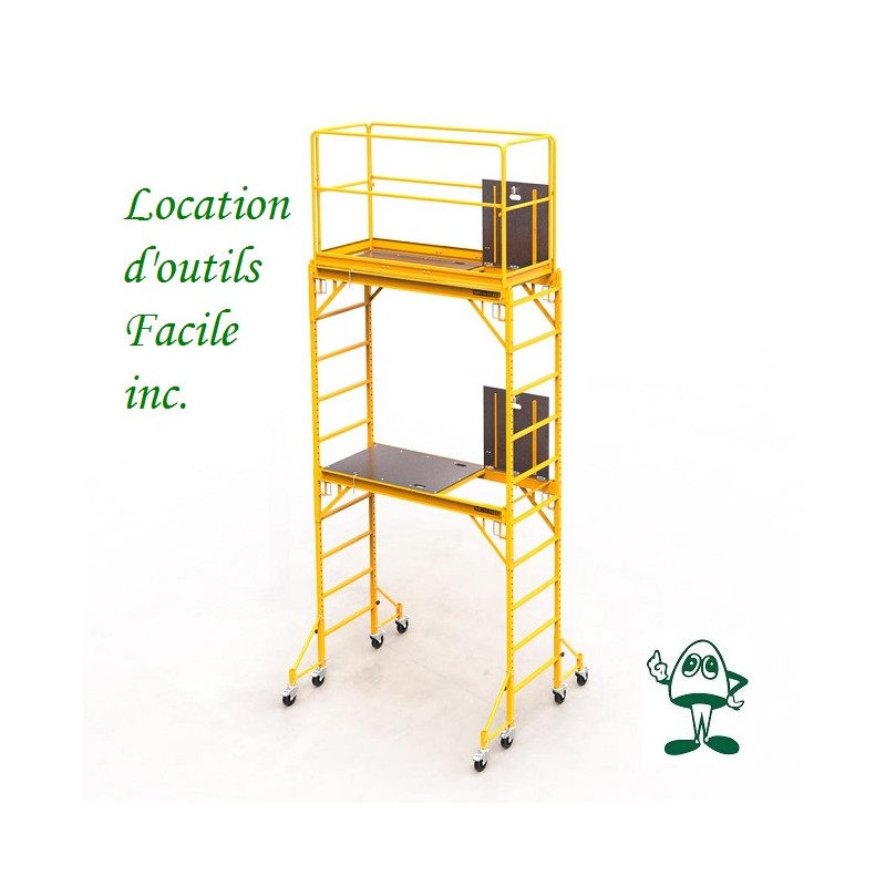 Échafaud roulant intérieur – Modèle B | Location